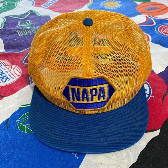 Vintage | Accessories | Vintage Napa Mesh Snapback Trucker Hat | Poshmark